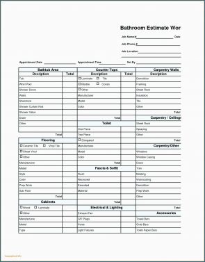 √ Free Printable Bathroom Remodel Checklist Template | Checklist Templates