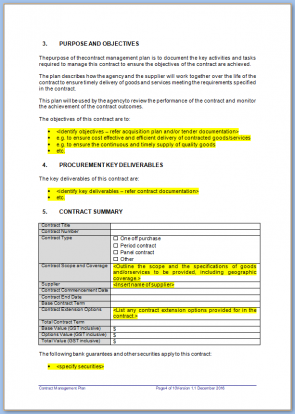 √ Free Printable Contract Management Checklist Template | Checklist ...