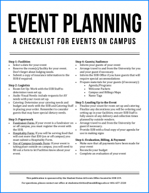√ Free Printable Event Planning Guide Checklist Template | Checklist ...
