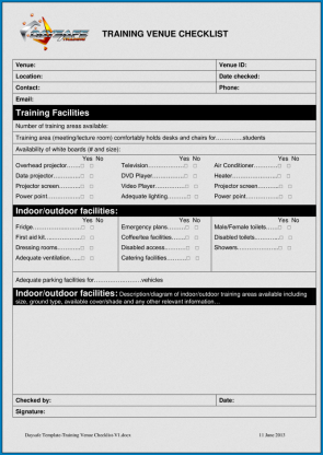 √ Free Printable Event Venue Checklist Template | Checklist Templates