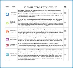 √ Free Printable IT Security Checklist Template | Checklist Templates