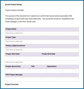 √ Free Printable Project Closeout Checklist Template | Checklist Templates