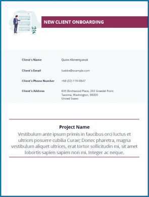 √ Free Printable New Client Onboarding Checklist Template | Checklist ...