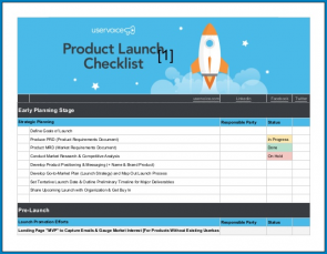 √ Free Printable Product Launch Checklist Template | Checklist Templates
