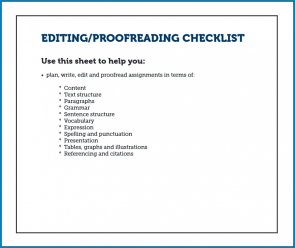 √ Free Printable Proofreading Checklist Template | Checklist Templates