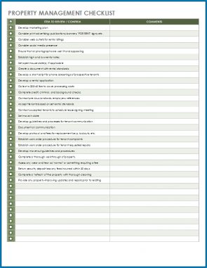 √ Free Printable Property Management Inspection Checklist Template ...