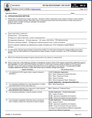 √ Free Printable Restaurant Checklist Template | Checklist Templates