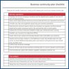 √ Free Printable Business Continuity Plan Checklist Template ...