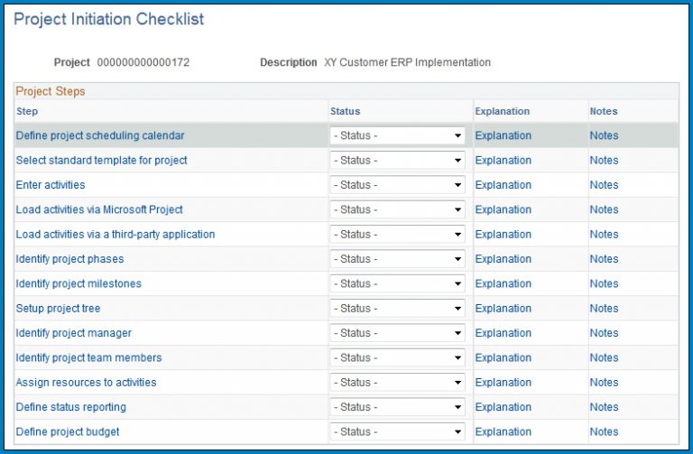 √ Free Printable Project Initiation Checklist Template | Checklist ...