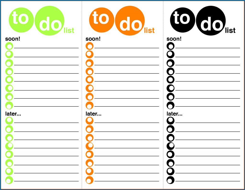 √ Free Printable To Do Checklist Template | Checklist Templates