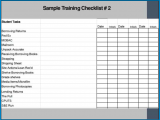 √ Free Printable Trainer Checklist Template | Checklist Templates